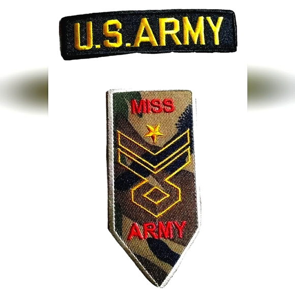 Unbranded | Other | New 2pc Miss Army Us Army Logo Embroidered Sewon ...